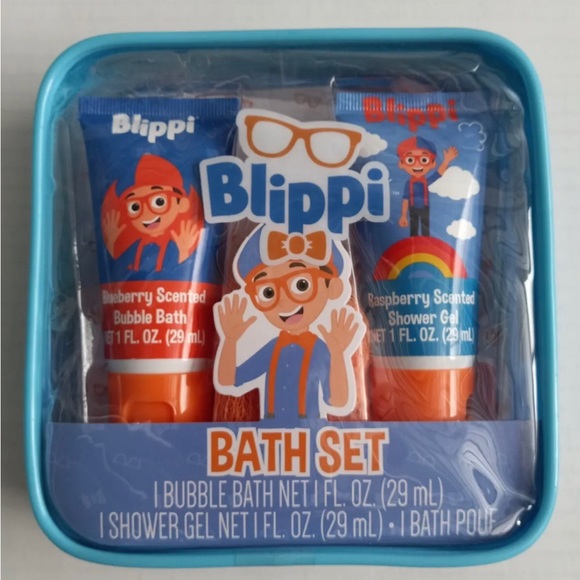 blippi | Bath, Skin & Hair | Blippi Bath Set Blueberry Scented Bubble ...